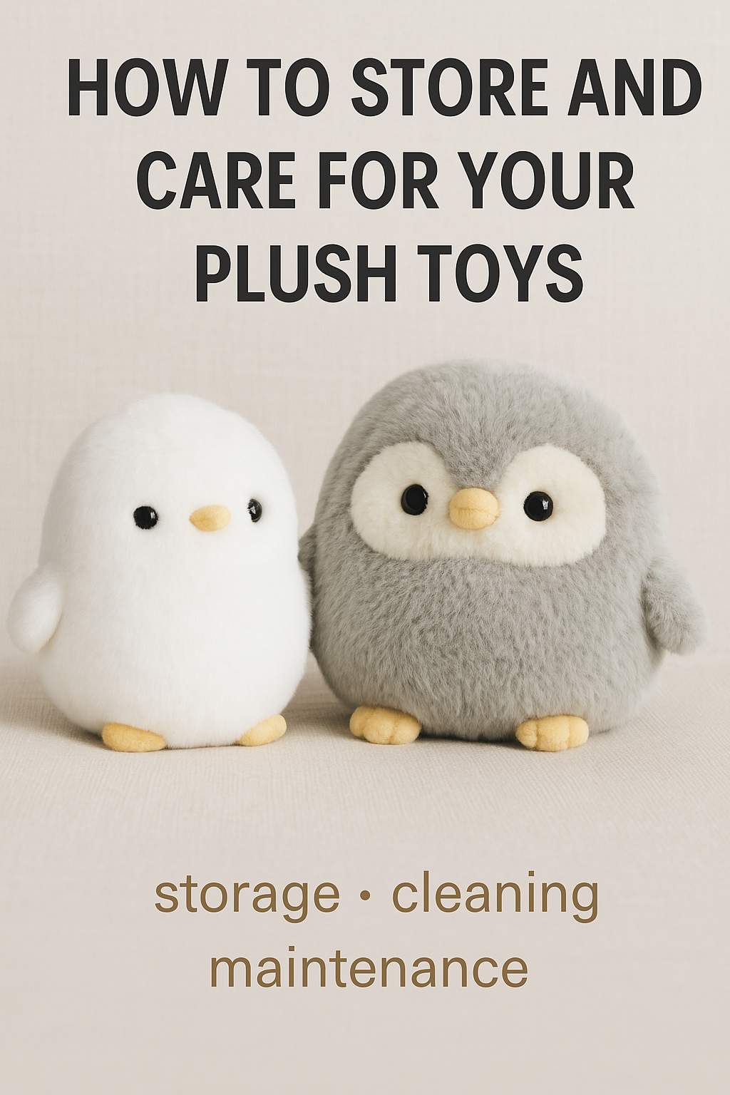How to Store and Care for Your Plush Toys – Keep Them Soft & Safe ...
