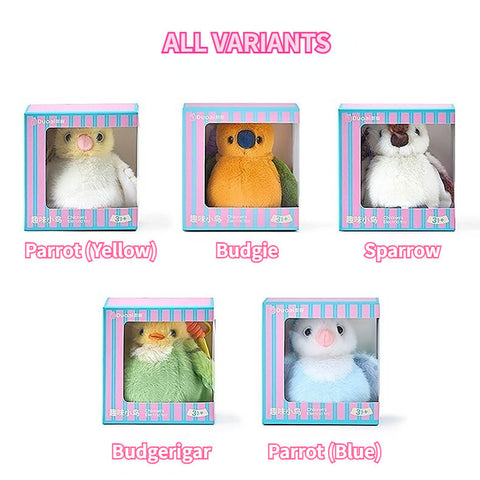 Duoai Interactive Musical Bird Toy Keychain – 4.7" (12cm) – Duoai Plush